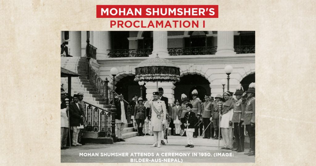 A State Visit by Rana Leaders to Delhi and Mohan Shumsher's ...