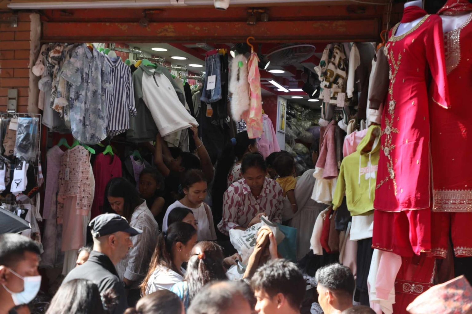 New Road and Ason area bustles with Dashain shopping activities ...